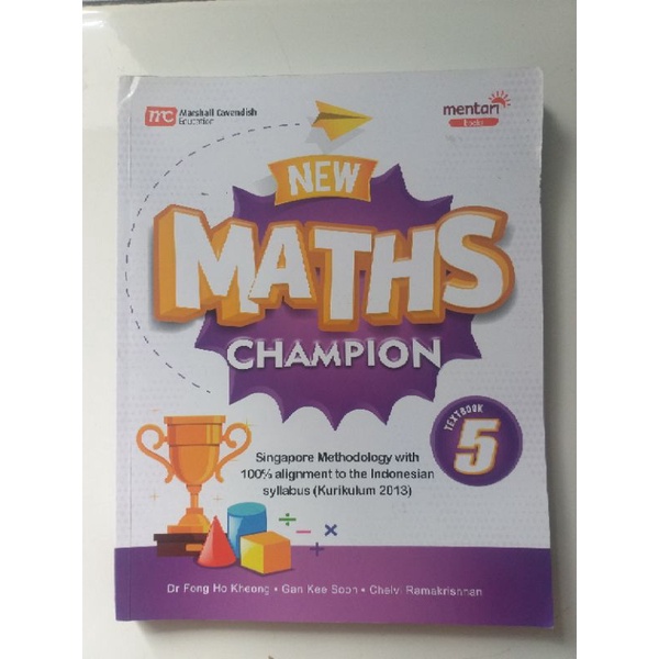 Jual NEW MATHS CHAMPION 5 (TEXT BOOK) | Shopee Indonesia