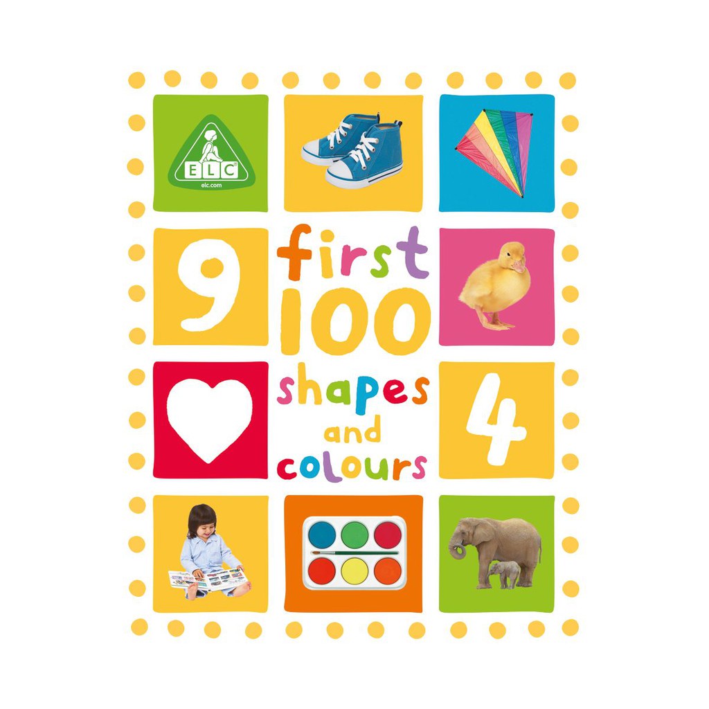 Jual first 100 shapes and colours board book | Shopee Indonesia