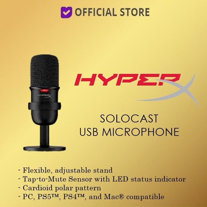 Jual HyperX Solo Cast Gaming Microphone Hyper X Kingston Usb Mic SoloCast | Shopee Indonesia
