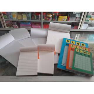 Jual BLOC BLOCK NOTE BUKU NOTES BUKU NOTA SOBEK ATAS BESAR SEDANG KECIL ...