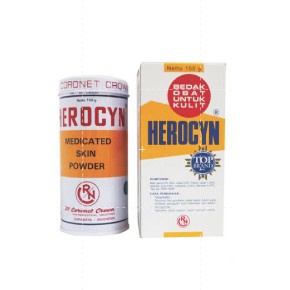Jual Herocyn Dewasa Bedak Obat Untuk Kulit Herocyn 50 g / Herocyn 85 g ...