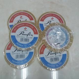 Jual Selotip Panfix 1/2" x 72 Yard / Isolasi Panfix 1/2 Inc x 72 Yard ...