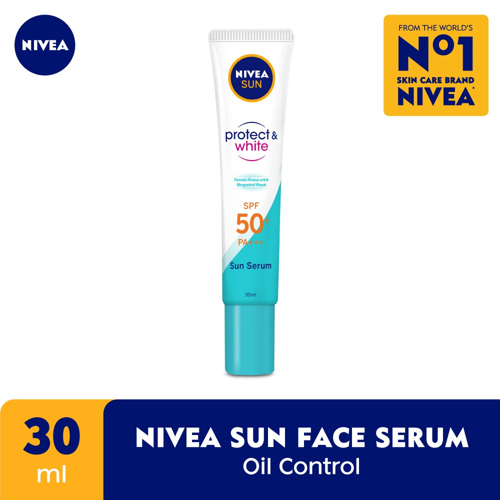 Jual nivea sun protect spf 50 sun face nivea sun serum oil control ...