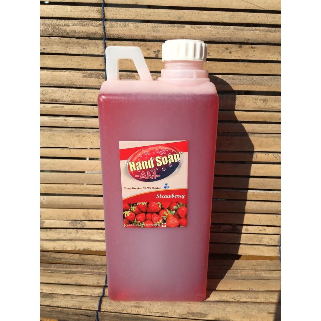 Jual Sabun cuci tangan varian Strawberry - 1 liter | Shopee Indonesia