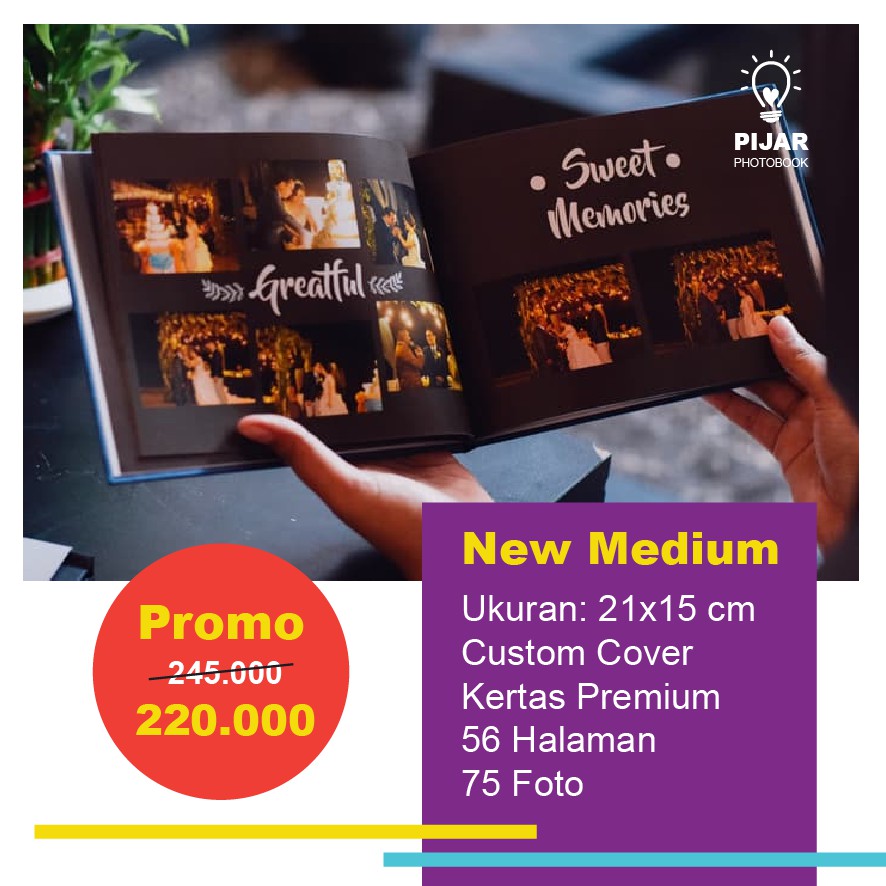 Jual Photobook 56 Halaman, 75 Foto (Bikin Cetak Photobook Custom ...