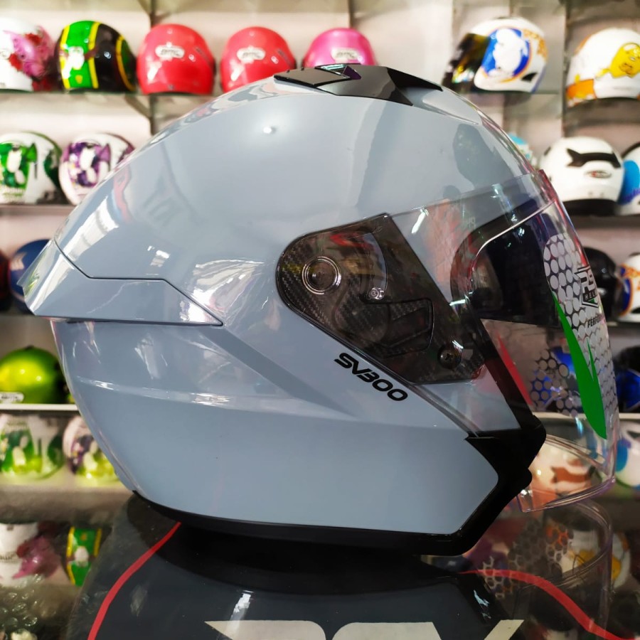 Jual HELM RSV SV300 SOLID GREY ORIGINAL | Shopee Indonesia