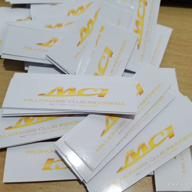 Jual sticker Promosi Stiker Mci | Shopee Indonesia