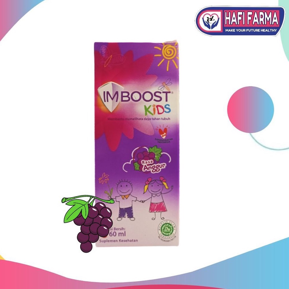 Jual IMBOOST KIDS SYRUP 60ML ANGGUR | Shopee Indonesia