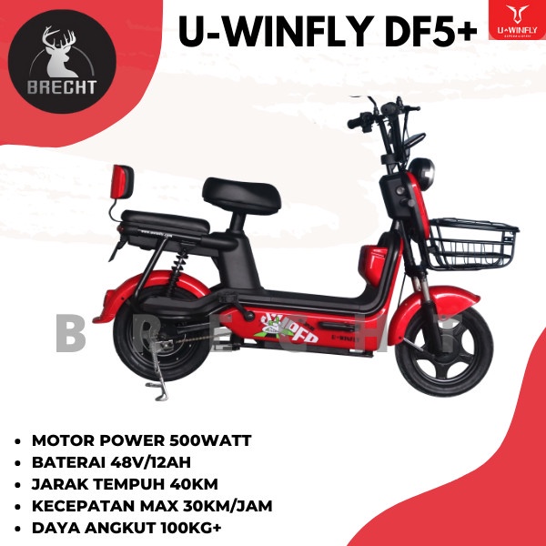 Jual Sepeda Listrik Uwinfly Dragonfly 5+ / DF 5 Pro Garansi Resmi ...