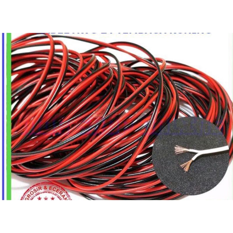 Jual kabel awg 2x18 tembaga Kuningan asli | Shopee Indonesia