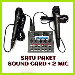 Jual ALAT KAROKE Mixer mini Audio USB External Sound card Broadcast ...