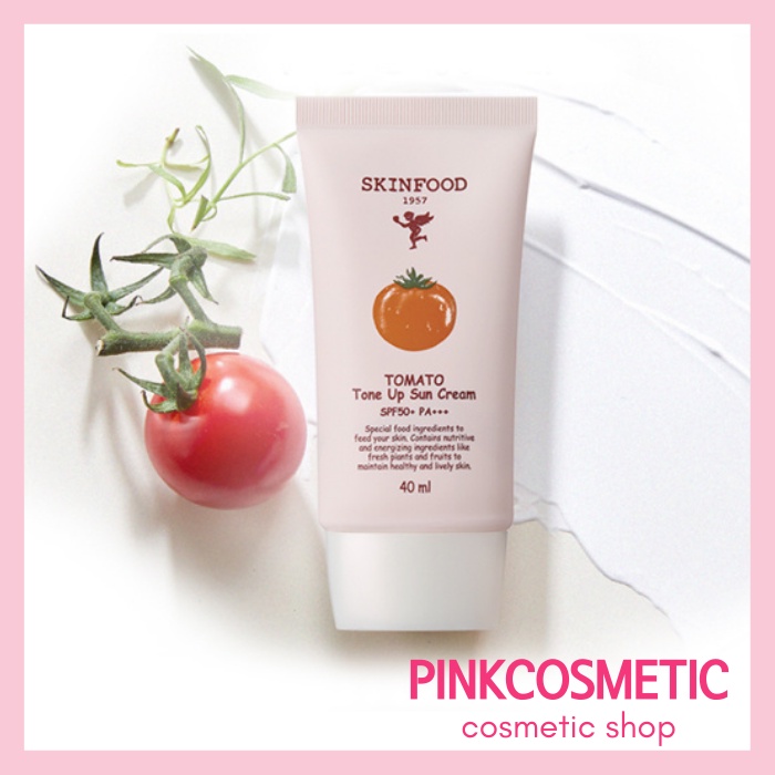 Jual SKINFOOD Tomato Tone up Sun Cream 40ml | Shopee Indonesia