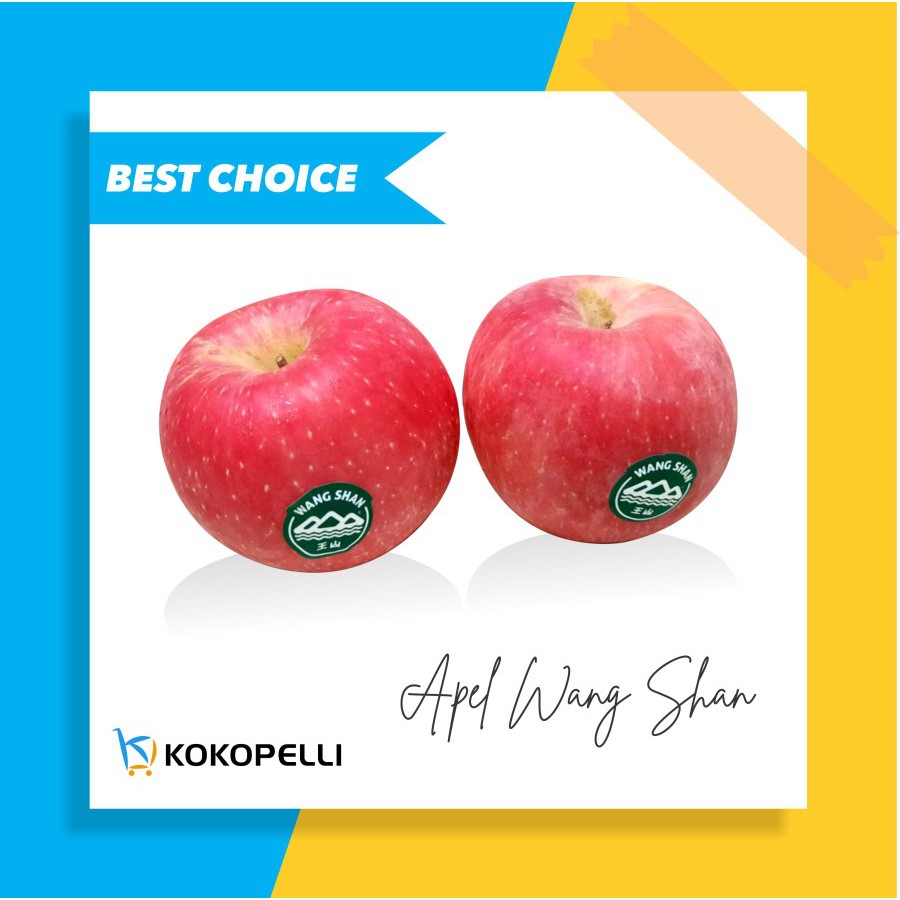Jual Apel Wang Shan Manis Crunchy Segar, warna merah cerah - 1 kg ...