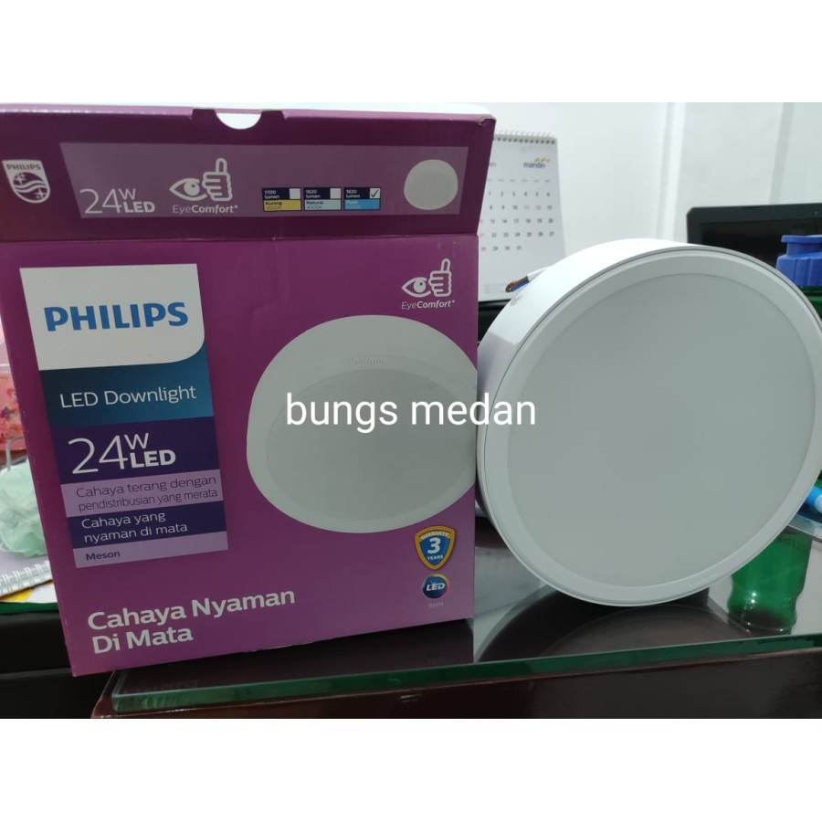 Jual Lampu Led PHILIPS MESON 24w 24 Watt 59474 TIMBUL PANEL DOWNLIGHT ...