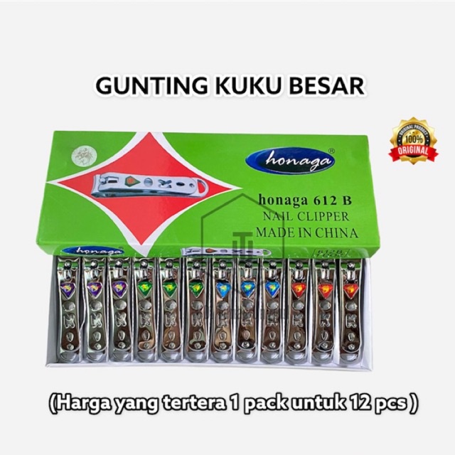 Jual [12pcs]GUNTING KUKU BESAR MERK HONAGA/POTONG KUKU BESAR | Shopee ...
