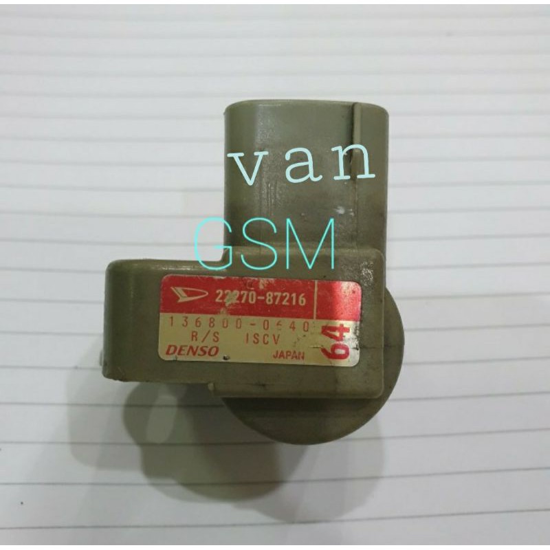 Jual SENSOR ISC IDLER SPEED CONTROL TOYOTA COLLORA GREAT SOLUNA TWINCAM ...