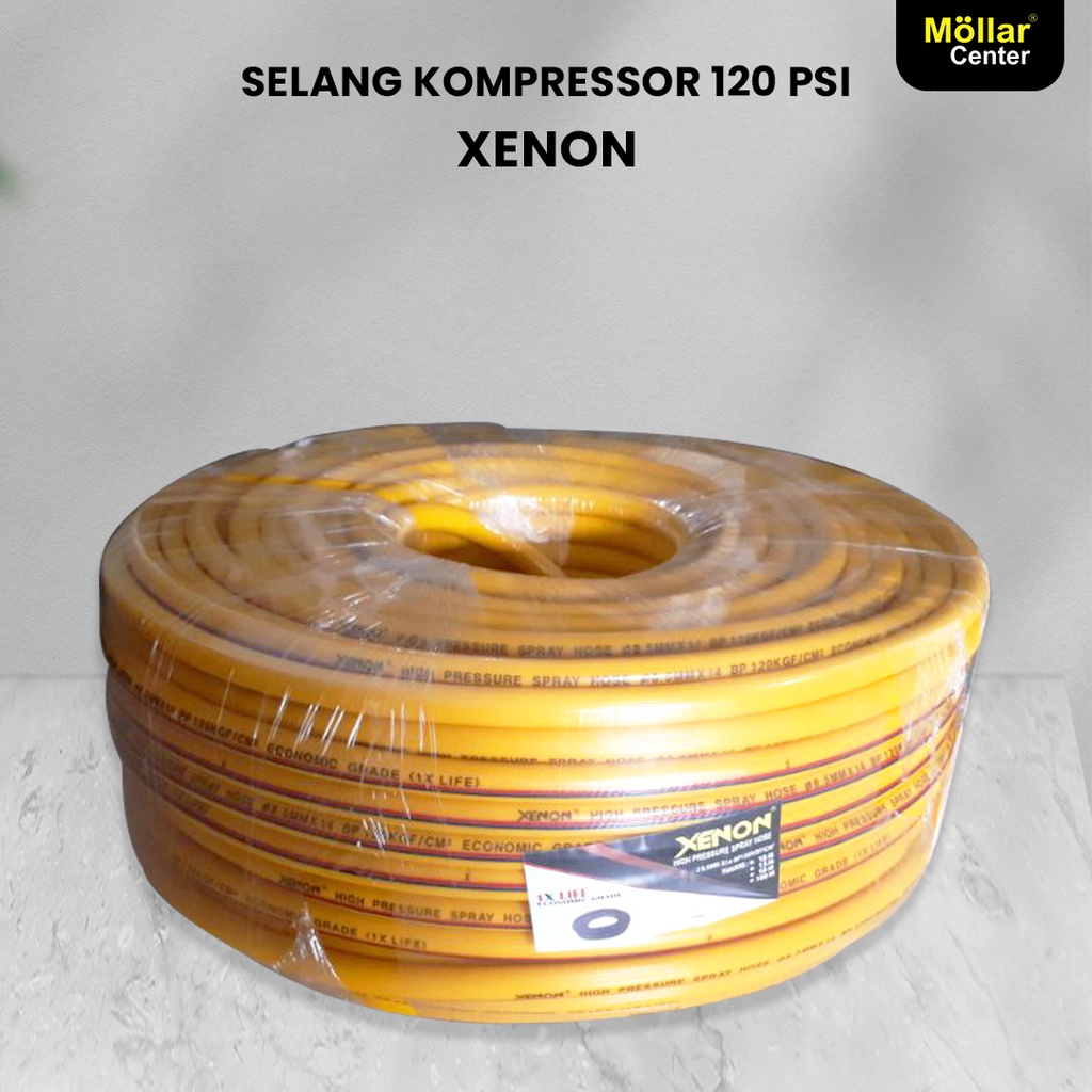 Jual Selang Angin Kompresor 10Meter XENON Compressor Spray Hose 120Bar ...
