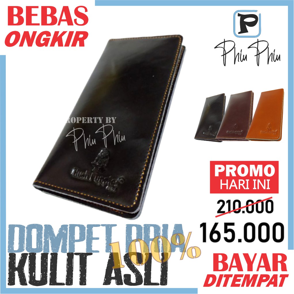 Jual DOMPET PRIA PANJANG KULIT ASLI DOMPET HUSH PUPPIES DIJAMIN ASLI ...