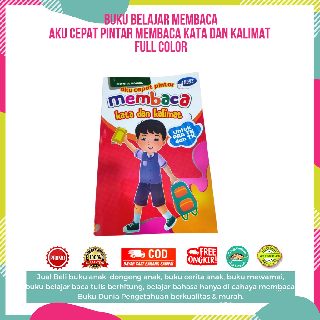 Jual Buku Belajar membaca Aku Cepat Pintar Membaca Kata dan Kalimat ...