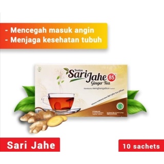 Jual SARI JAHE INSTAN 85 TRADITIONAL GINGER TEA 10 Sachet TEH JAHE ...