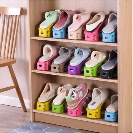 Jual Adjustable Shoes Organizer Tempat Sepatu | Shopee Indonesia