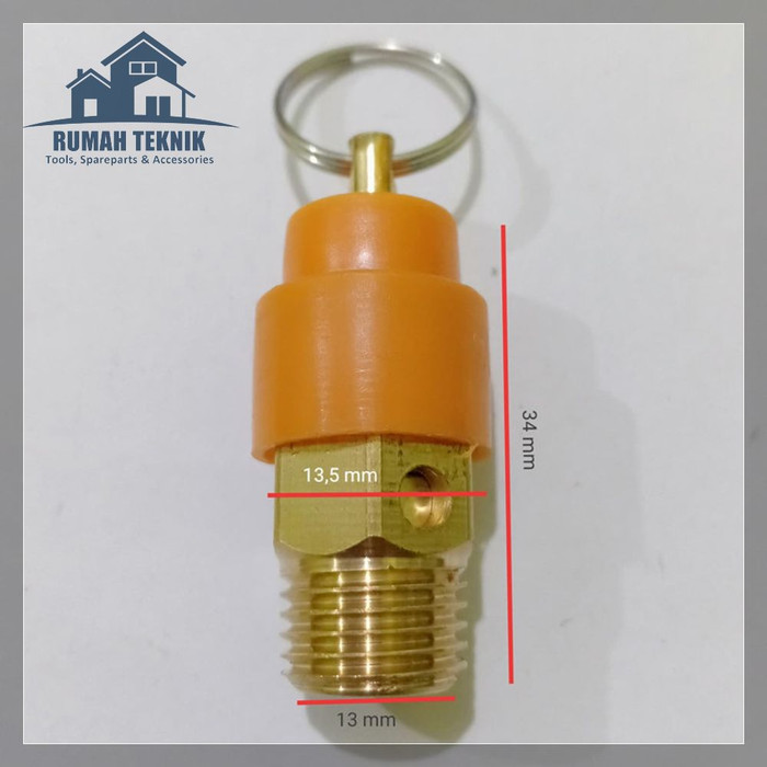 Jual Safety Valve 16 Bar Kompresor Angin Drat 1/4 Inch | Shopee Indonesia