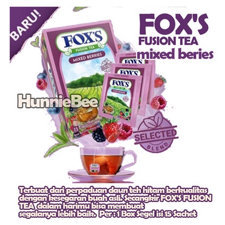 Jual FOXS FUSION TEA 25GR | Shopee Indonesia