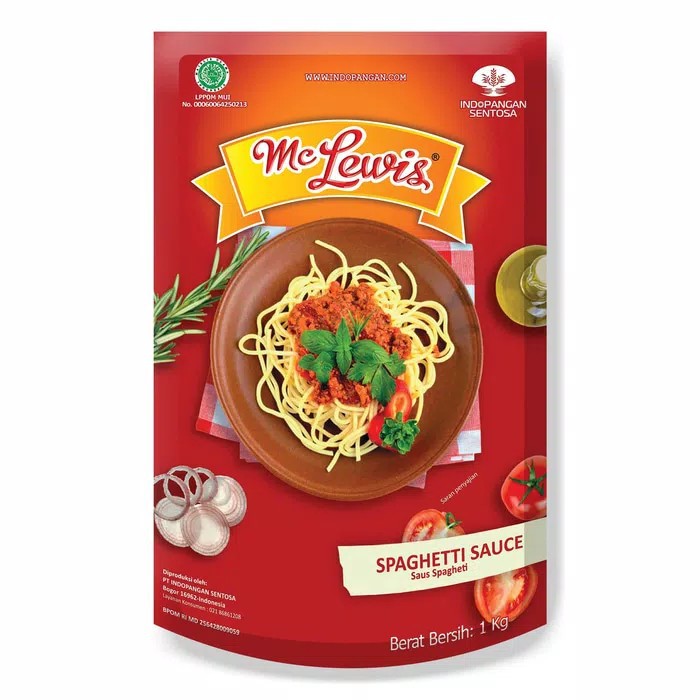Jual Mc Lewis Saus Spaghetti / Spaghetti Sauce 1Kg | Shopee Indonesia