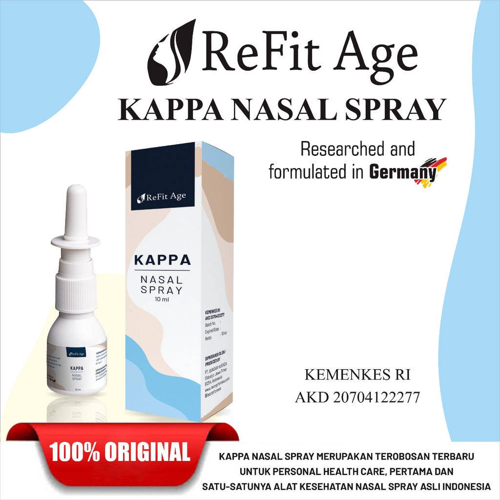 Jual Kappa Nasal Spray Semprotan Proteksi Hidung Hygene dan 100% ...