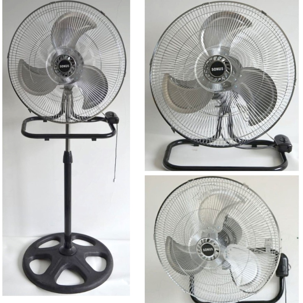 Jual KIPAS ANGIN TORNADO BESI 3 IN 1 STAND FAN 18 INCH SANEX SONUS 1831 ...