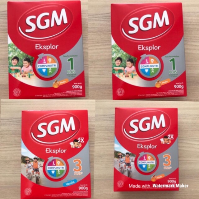 Jual Sgm Eksplor 1 Plus & 3 Plus 900gr Vanilla, Coklat & Madu | Shopee ...