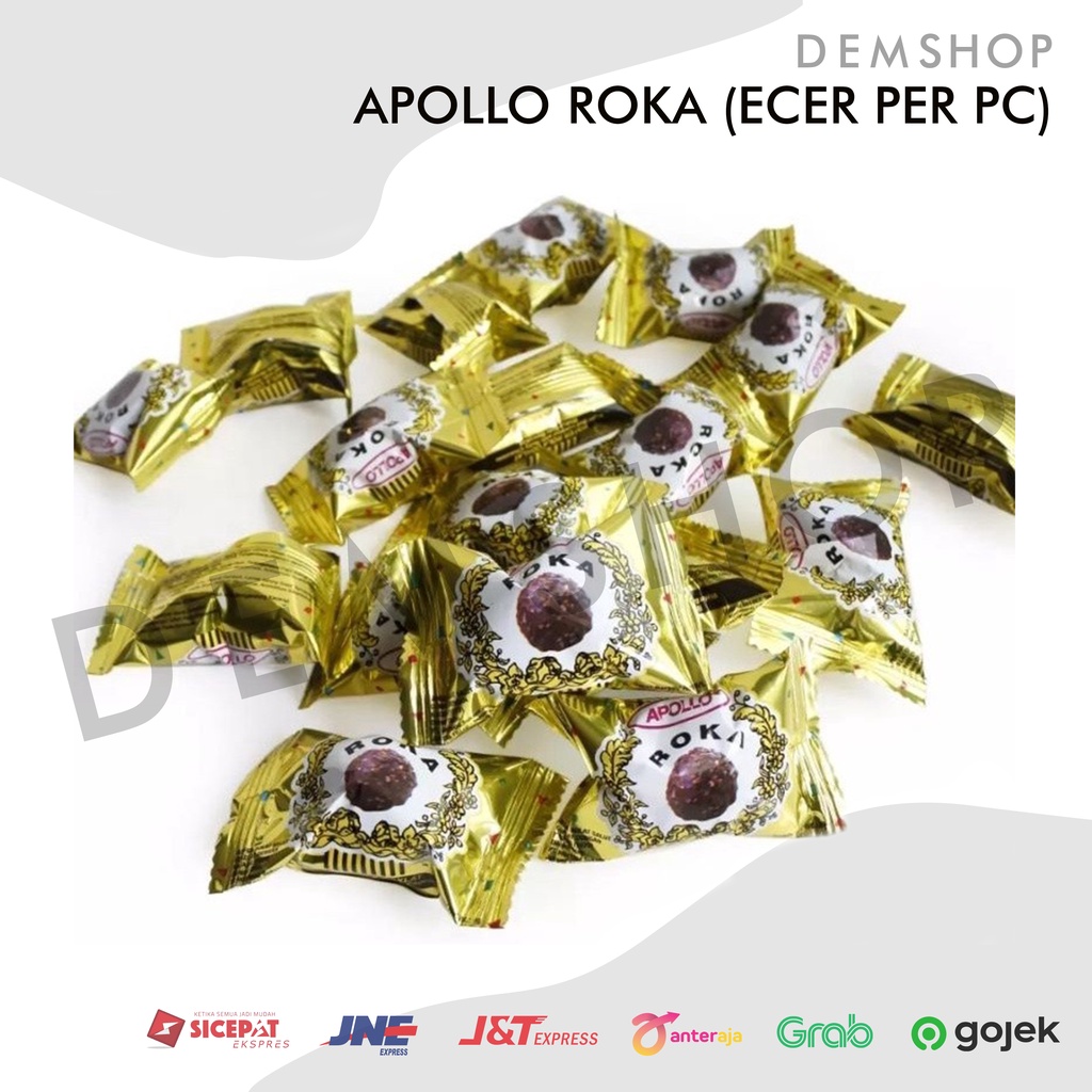 Jual APOLLO ROKA CHOCOLATE WAFER BALL ECER (1PCS) | Shopee Indonesia