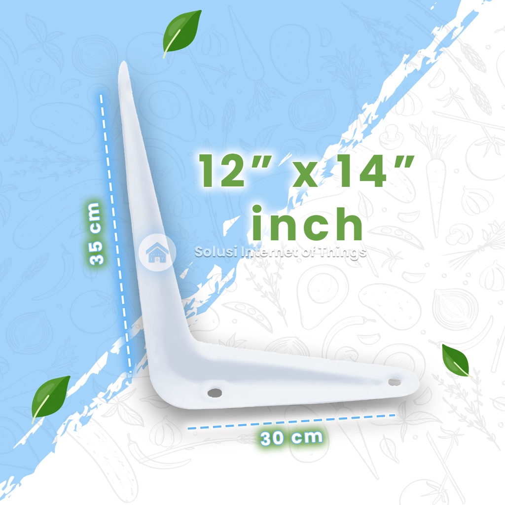 Jual Rak Siku Besi L Penyangga Ambalan Plat Besi Ukuran All Size Kecil ...