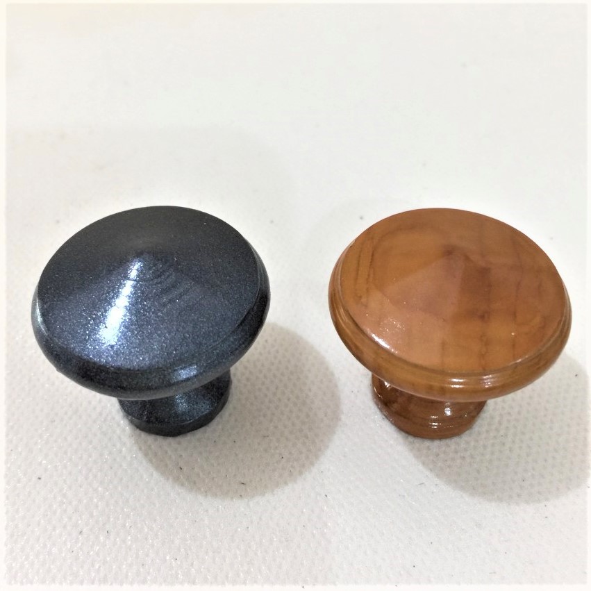 Jual KNOB LACI RAK LEMARI / KNOP / GAGANG TARIKAN HANDLE BESI HITAM ...