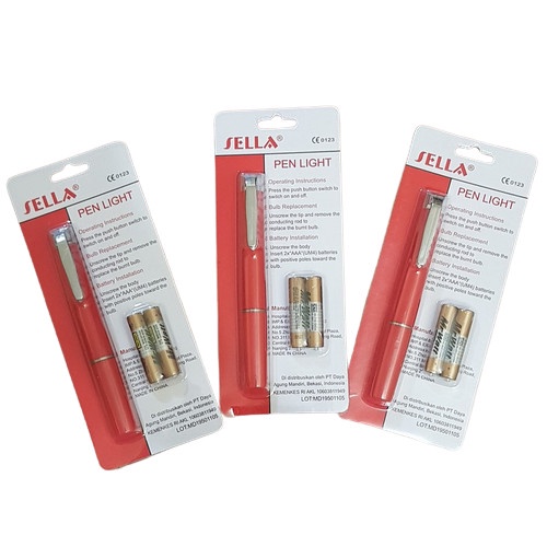 Jual Pen Light Sella Senter Lampu Cek Periksa Dokter Diagnostic Lamp ...