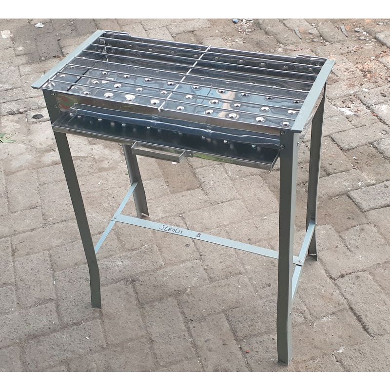Jual PANGGANGAN SATE ARANG STENLIST 58X29x68 BESAR | Shopee Indonesia