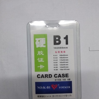 Jual Name Tag Transparan ukuran id card B1 | Shopee Indonesia