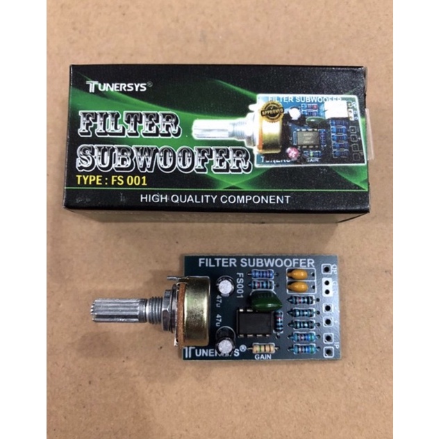 Jual Kit Filter Subwoofer 1 Potensio Tunersys | Shopee Indonesia