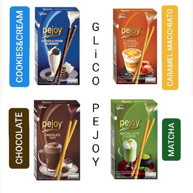Glico Pejoy / Glico / Pejoy / Matcha / Green Tea / Chocolate / Caramel ...