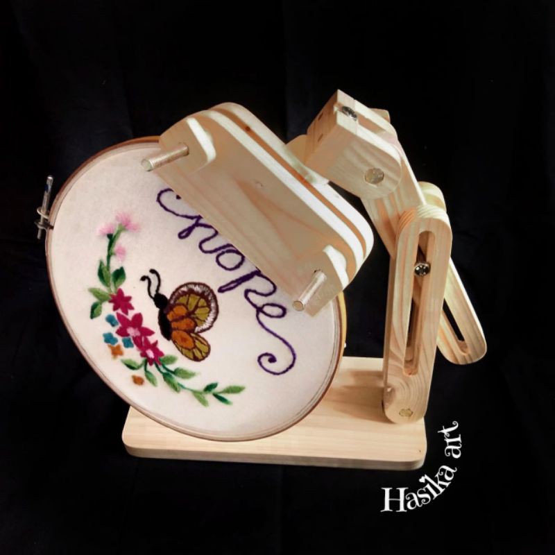 Jual ALAT BANTU SULAM PUTAR KAYU JATI BELANDA / PEMIDANG SULAM PRAKTIS ...