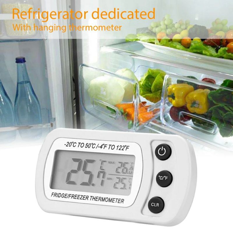 Jual termometer digital freezer kulkas chiller refrigerator cold ...