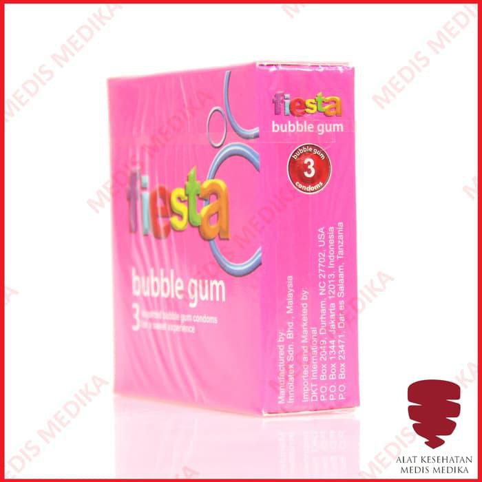 Jual PAKET HEMAT FIESTA BUBBLE GUM ISI 3 KONDOM WANGI PERMEN KARET ALAT ...