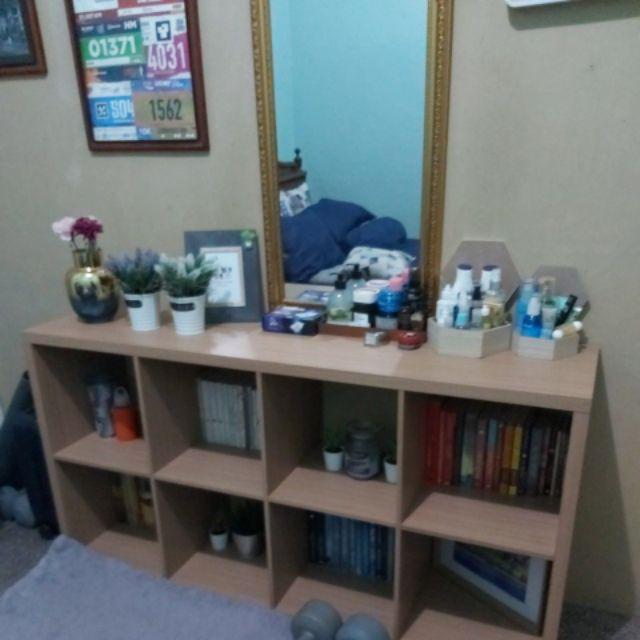 Dekoruma Moku Rak Buku Serbaguna 4 Susun atau Lemari Pajangan Display ...