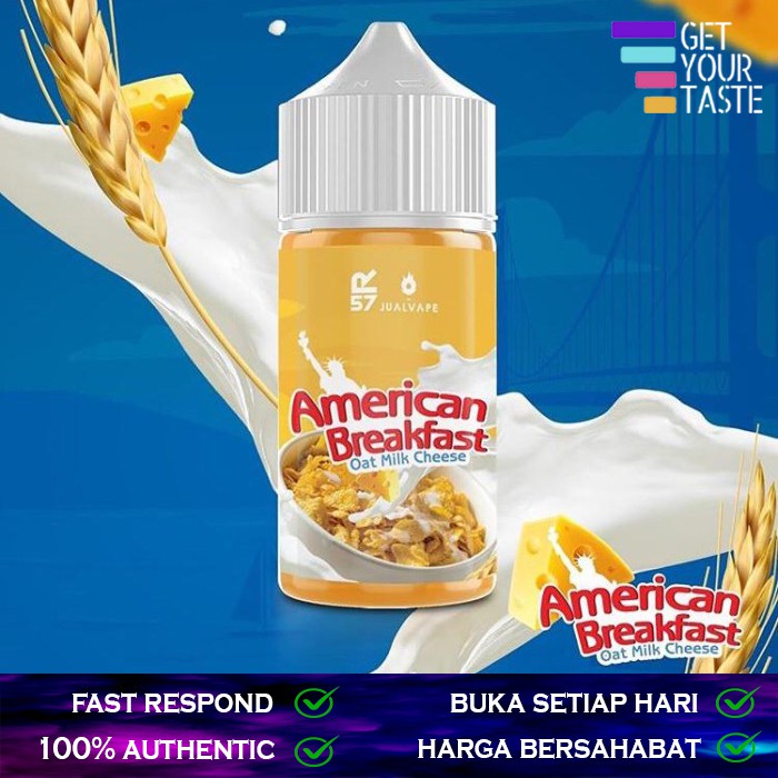 Jual Liquid American Breakfast V4 by R57 x JVP - AB Oat Milk Cheese ...