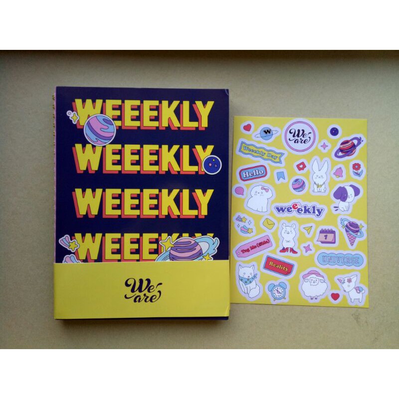Jual WEEEKLY - WE ARE ALBUM ONLY + STICKER | Shopee Indonesia