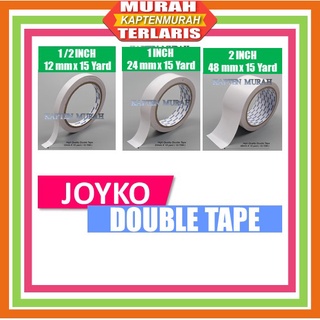 Jual JOYKO Double Tape Perekat 2 Sisi Doube tip 1/2 Inch 1 Inch 2 Inch ...