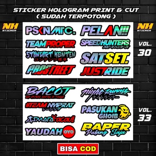 Jual Stiker Cutting Hologram PSKNMTC SPEEDHUNTERS PROSTREET STAYHUMBLE ...