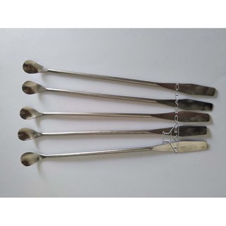 Jual SPATEL SPATULA STAINLESS 18 CM WITH SPOON LAB | Shopee Indonesia