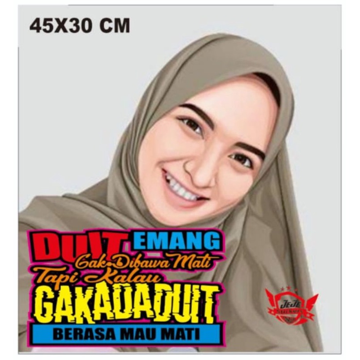 Jual STICKER PRINTING GAMBAR DENGAN KATA-KATA UNTUK KACA ATAU PINTU ...