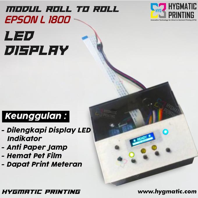 Jual Modul Roll To Roll Printer Dtf / Modul Led Dtf Epson L1800/1390 ... Jual Modul Roll To Roll Printer Dtf / Modul Led Dtf Epson L1800/1390 ...